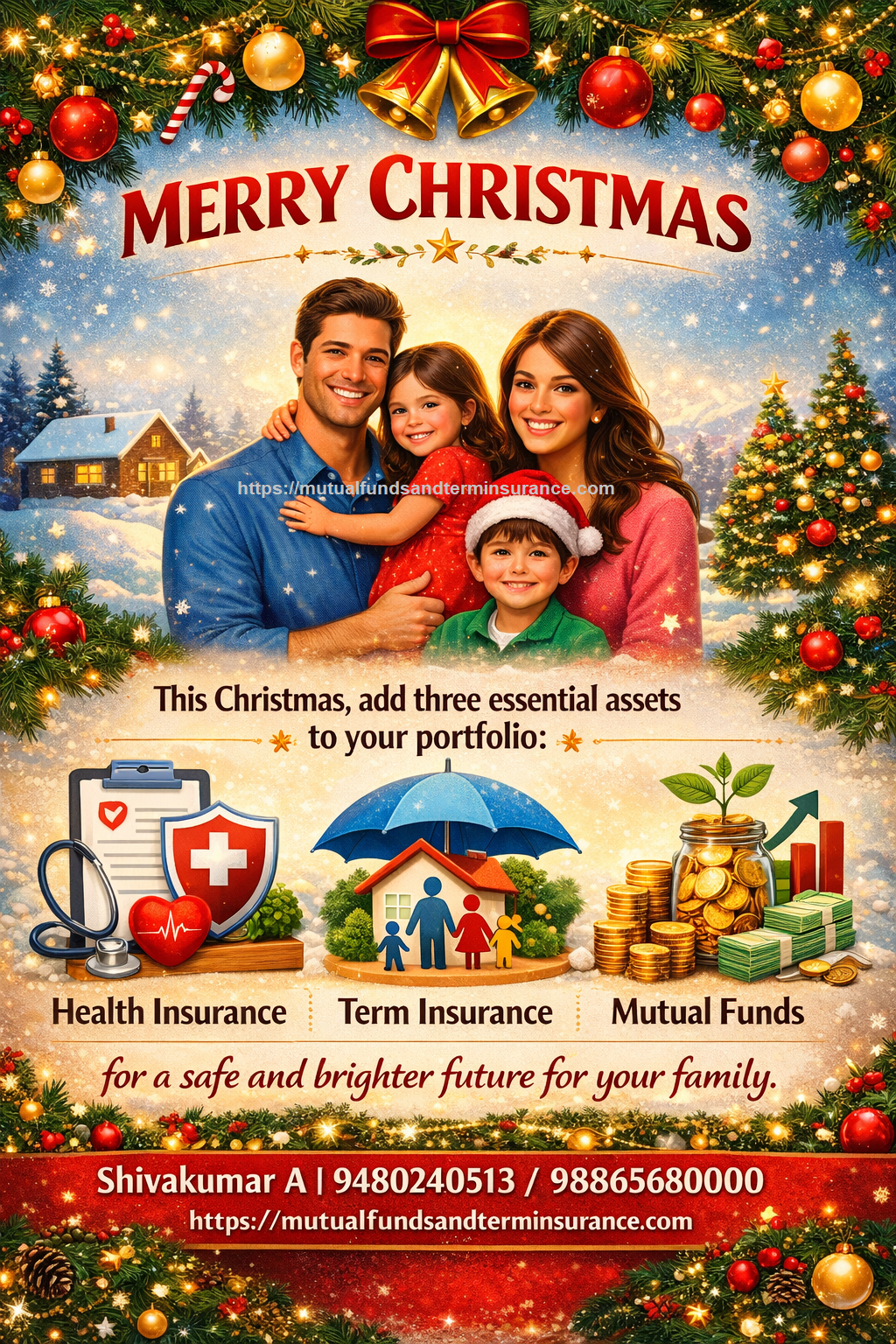 HAPPY CHRISTMAS 2025 - Mutual Funds and Term Insurance
