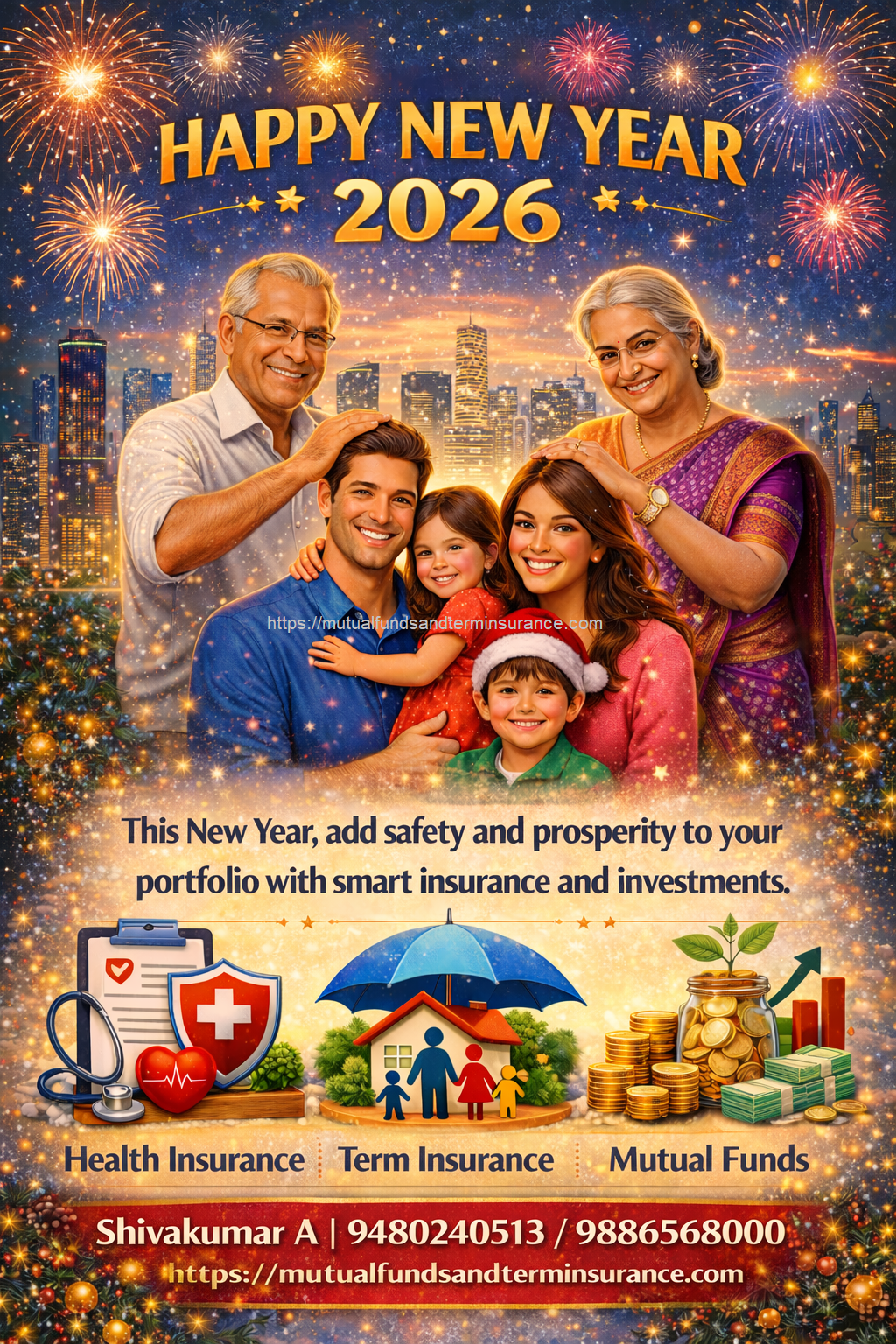 HAPPY NEW YEAR 2026 - Mutual Funds and Term Insurance